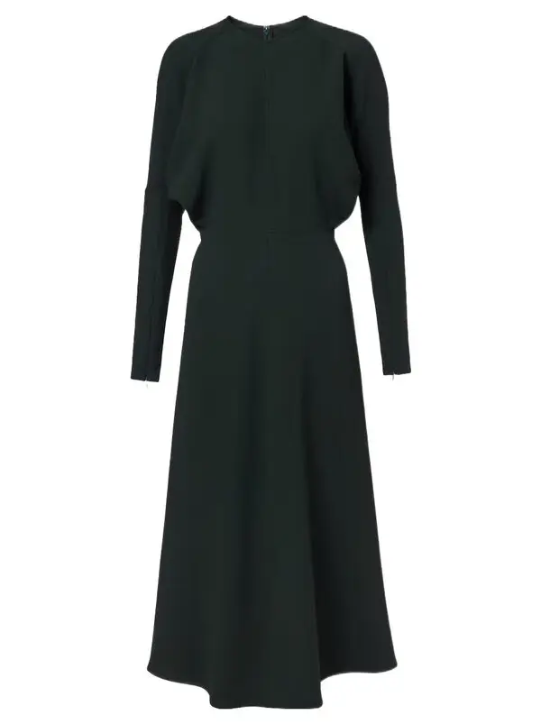 Victoria Beckham Dolman Cady Midi Dress - Green