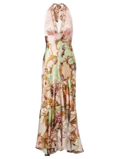 Camilla Queens Quarters Silk Maxi Dress - Nude