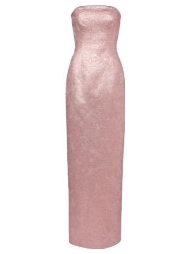 EMILIA WICKSTEAD Laelia Cloque Bustier Gown - Pink