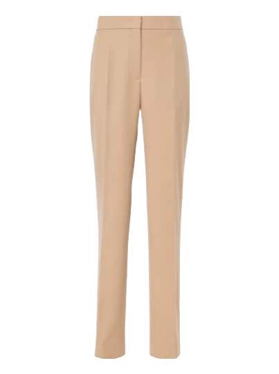 JIL SANDER Wool Slim Pants - Nude