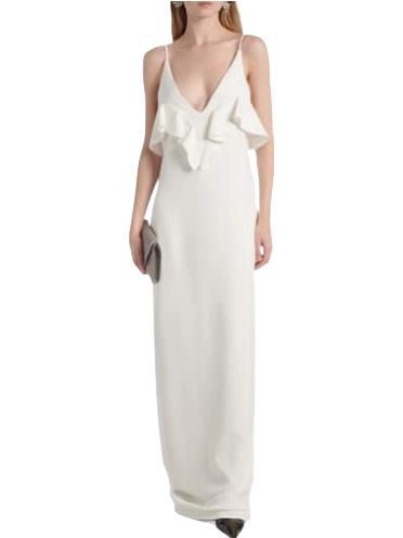 Stella McCartney Ruffled Maxi Gown - White