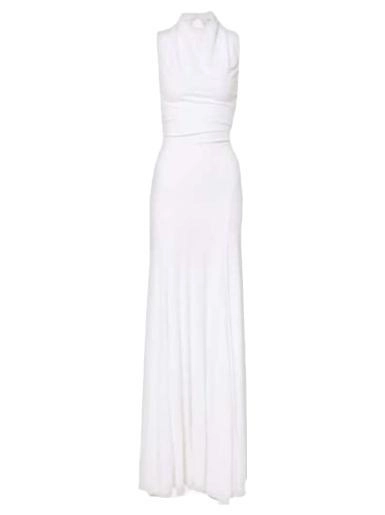 Christopher Esber Sleeveless Open Back Gown - White
