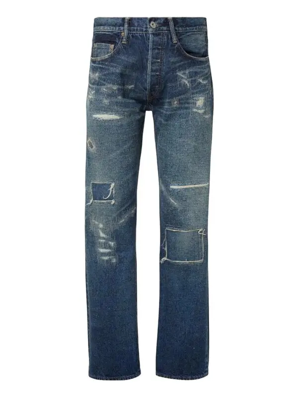 Junya Watanabe X New Manual Straight-leg Denim Trousers - Blue