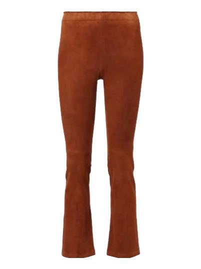 Stouls Suede Leggings - Red