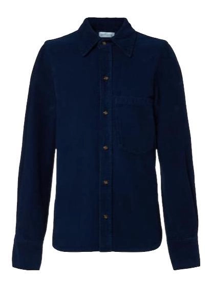 Victoria Beckham Cotton Corduroy Shirt - Black