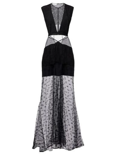 Stella McCartney Chantilly Lace Gown - Black