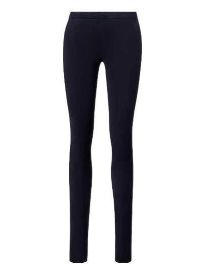 Stouls Mid-rise Suede Leggings - Black