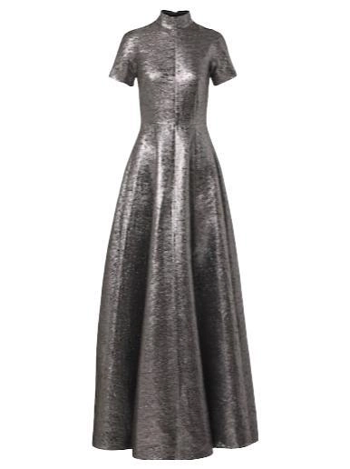 EMILIA WICKSTEAD Malinda Jacquard Gown - Black