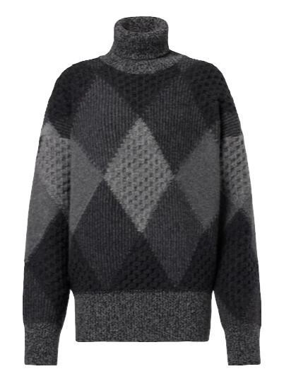 Stella McCartney Virgin Wool Turtleneck Sweater - Black