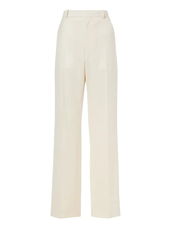 Wardrobe.NYC Belt Loop Casual Pants - White