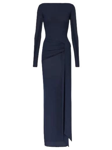 Alex Perry Gathered Gown - Black