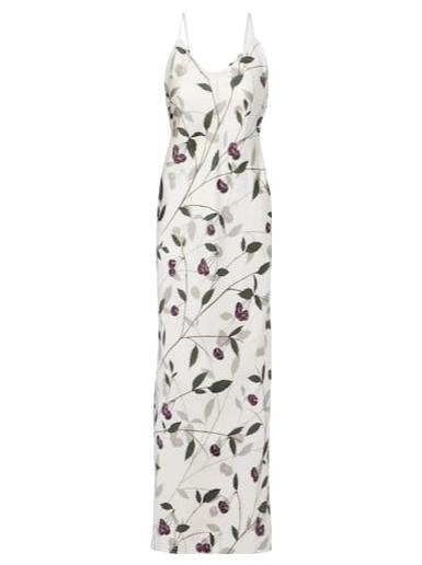 Stella McCartney Printed Silk Maxi Dress - White