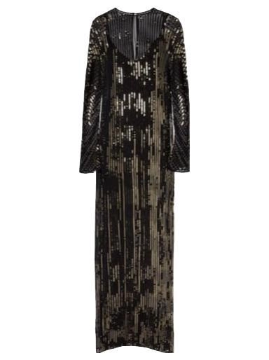 Johanna Ortiz Sequined Silk Gown - Black