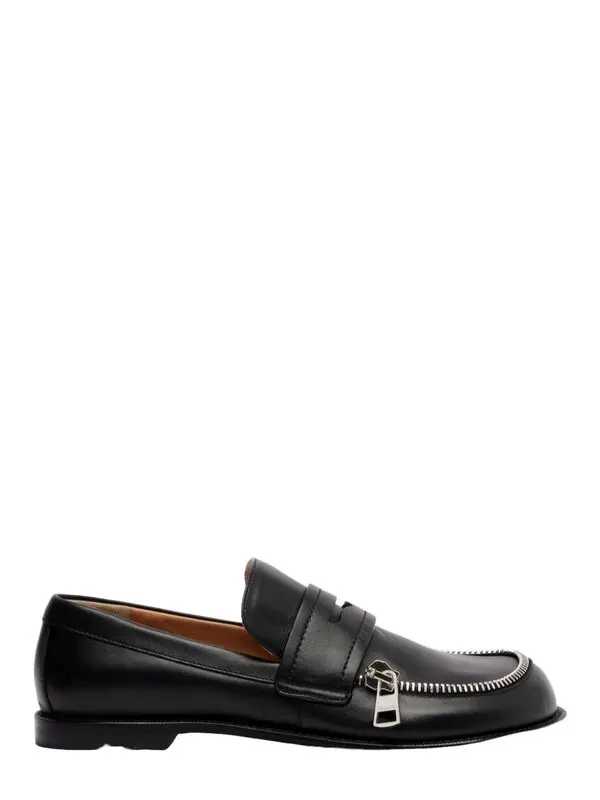 J.W.ANDERSON Leather Loafers - Black