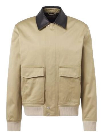 WALES BONNER Long-sleeve Casual Jacket With Zipper And Snap-button Closure - Nude
