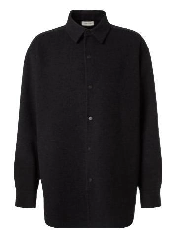 Fear Of God Wool And Cashmere Overshirt - Black