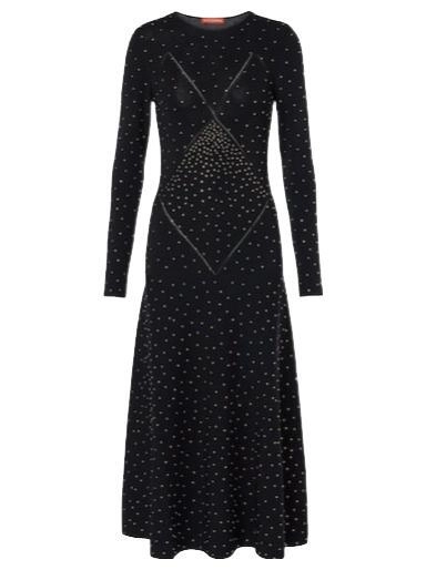 Altuzarra Nelsons Embellished Midi Dress - Black