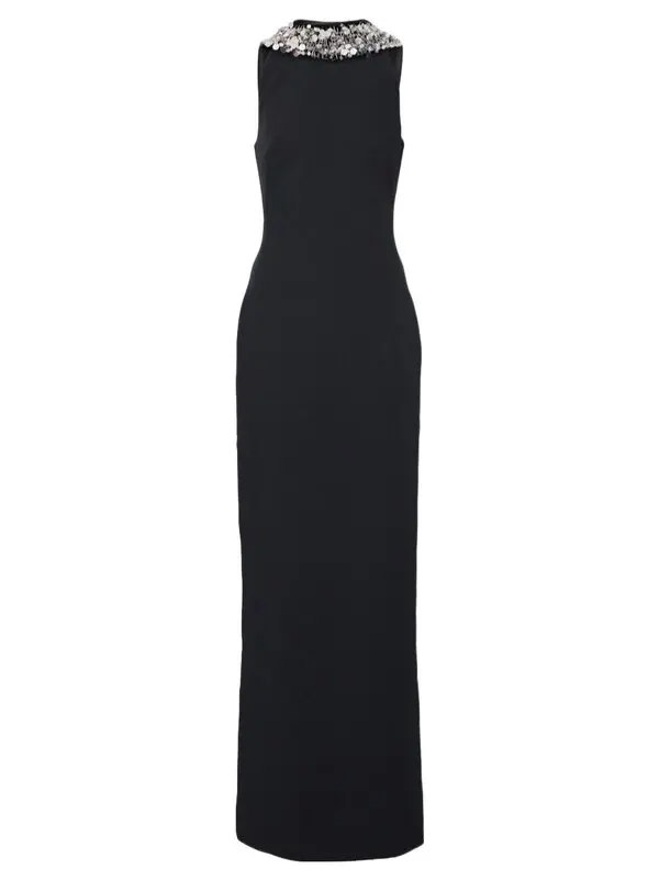 SAFIYAA LONDON Holli Embellished Gown - Black