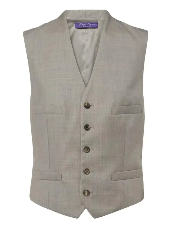 Ralph Lauren Jaiden Wool Vest - Gray