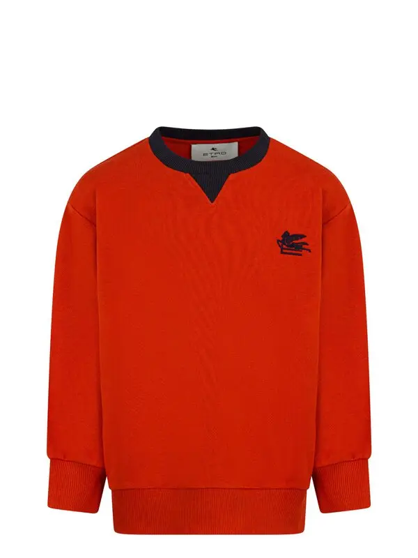 Etro Pegasus Motif Sweatshirt - Red