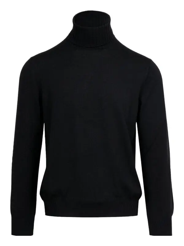 GRAN SASSO Turtleneck Sweater - Black
