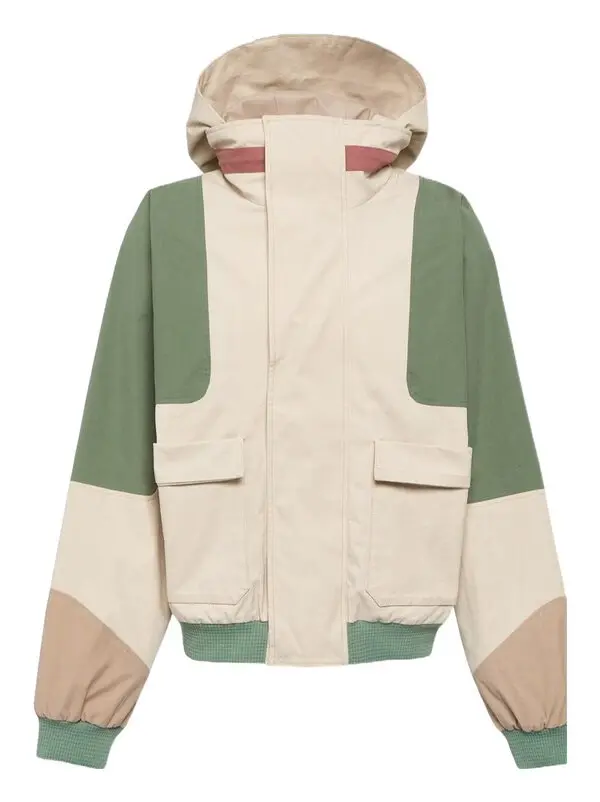 RANRA Godor Cotton Jacket With Hood - Nude