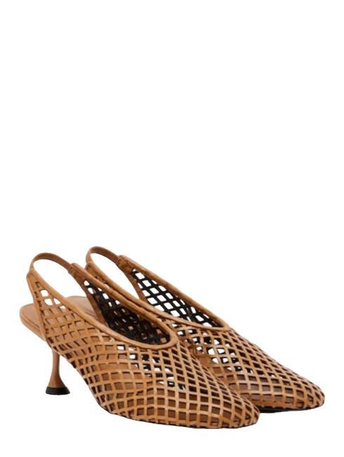 Proenza Schouler Leather Slingback Pumps - Brown