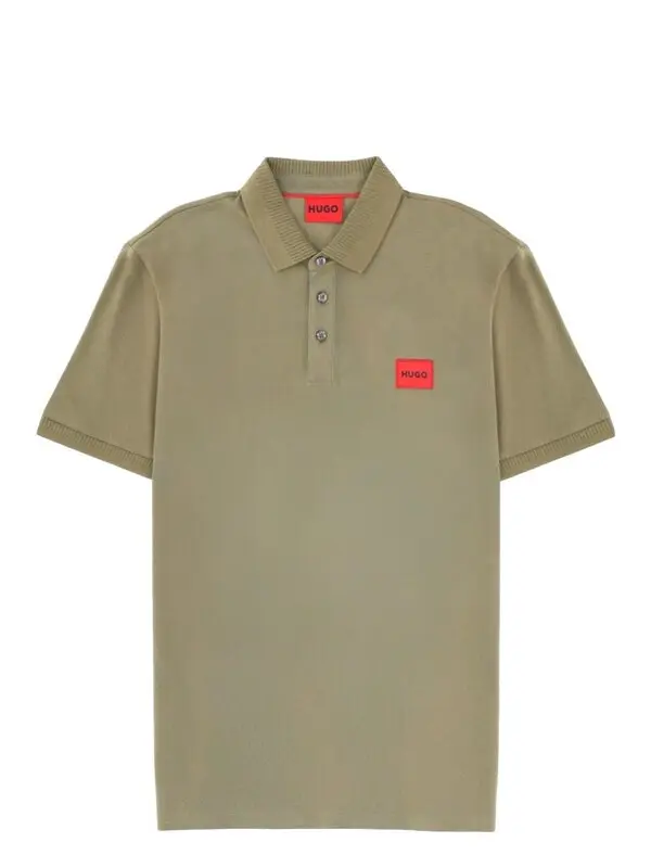 Hugo Boss Hugo Logo Patch Short-sleeved Polo Shirt - Nude