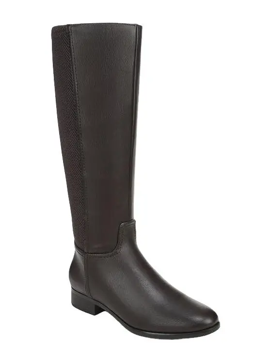 LIFESTRIDE Sarah Knee-high Riding Boots - Dark Chocolate Wc