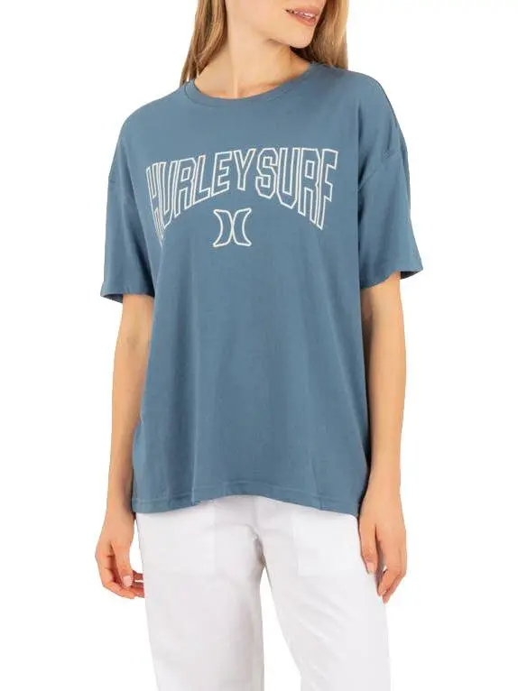 Hurley Collegiate Graphic Relaxed Fit T-shirt - Oceanview