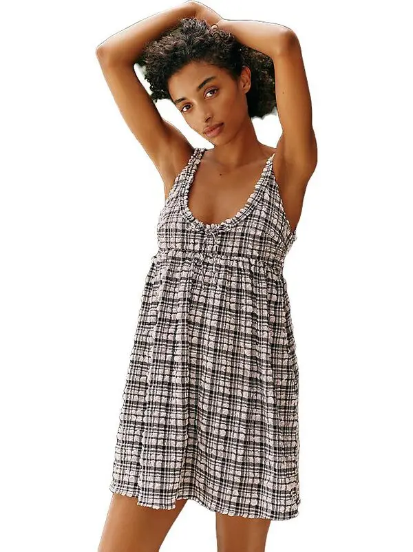 Solid & Striped Cassidy Mini Dress - Black Pattern
