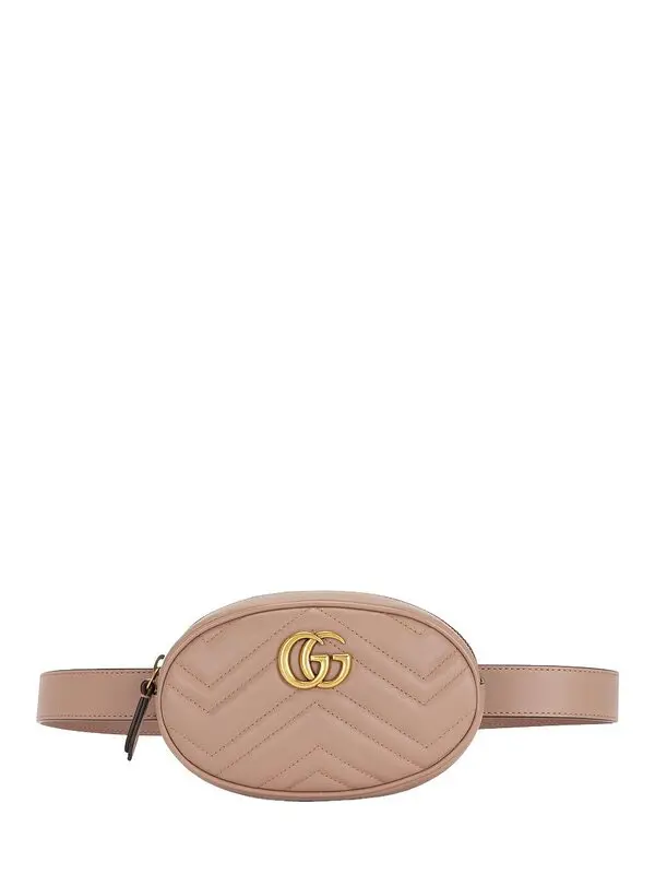 Gucci Gg Marmont Belt Bag - Neutral
