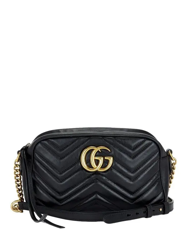 Gucci Gg Marmont Shoulder Bag - Black