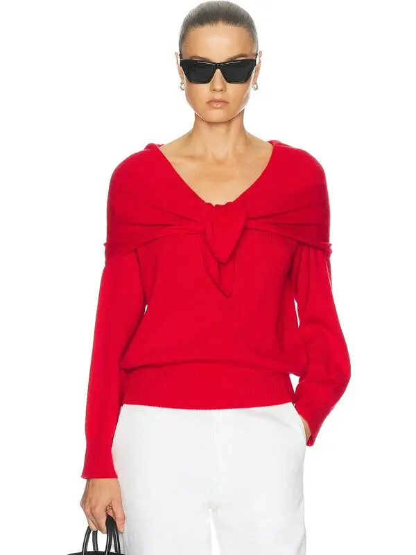 Tove Malia Cashmere Jumper Sweater - Red