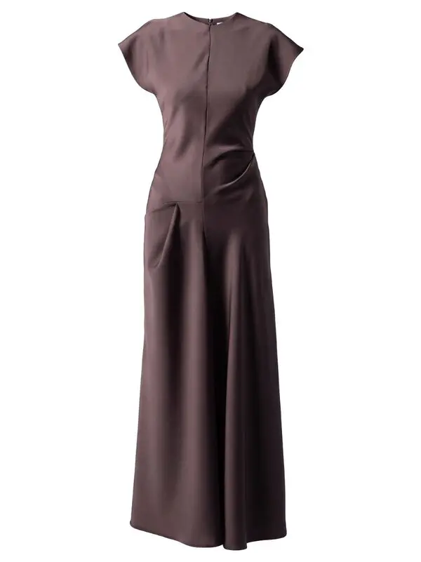 LENDROP STUDIOS Freya Dress - Brown