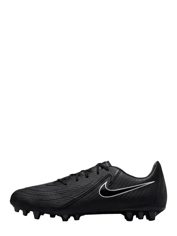 Nike Phantom Gx 2 Academy Ag Shadow Pack Lace-up Athletic Sneakers - Black/silver