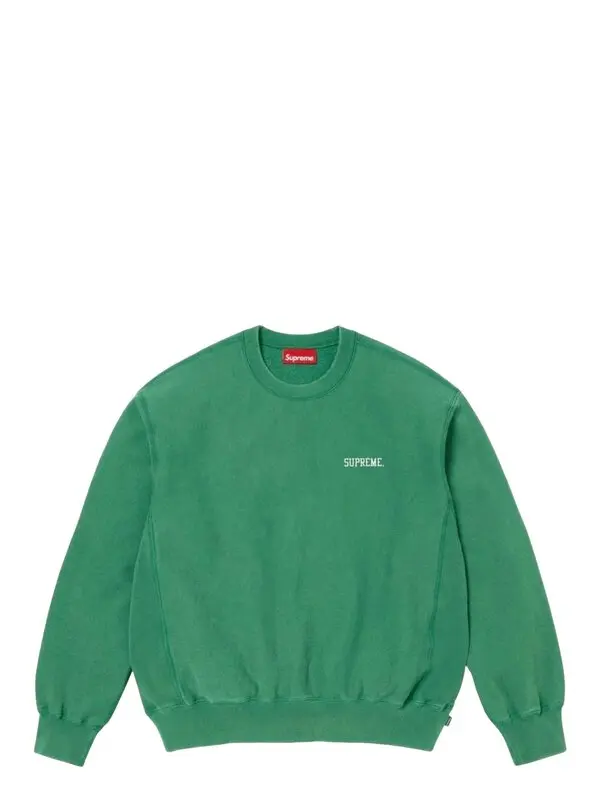Supreme Ss26 Washed Crewneck - Green
