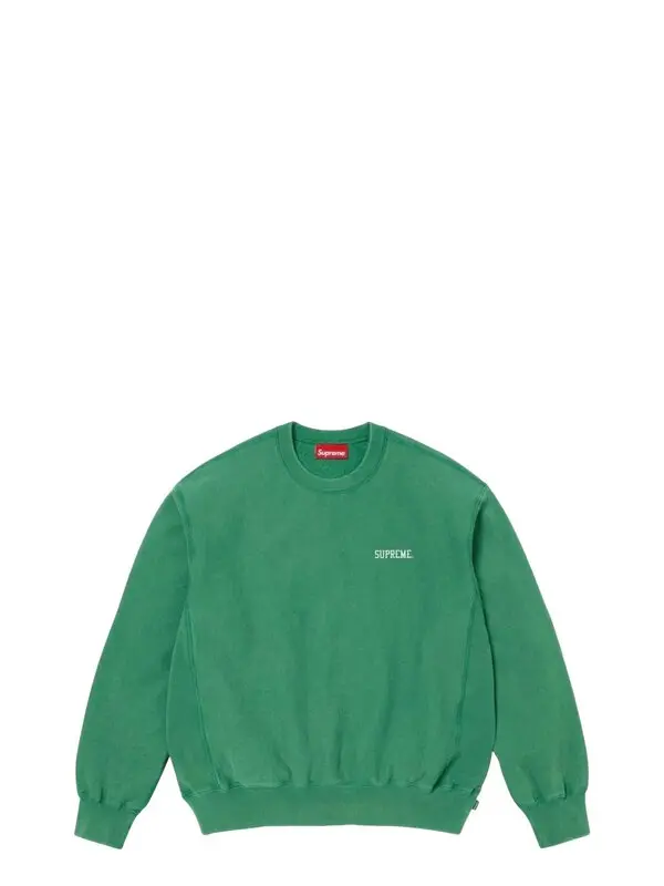 Supreme Ss26 Washed Crewneck - Green