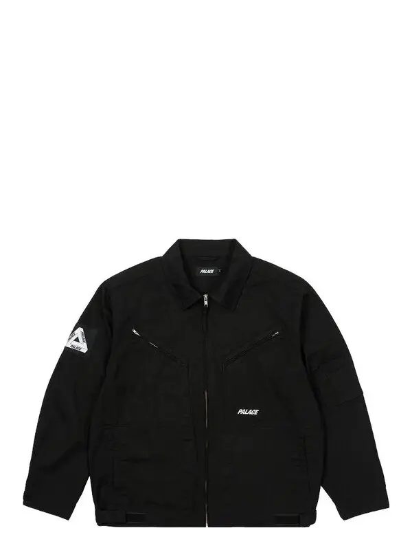 PALACE Aviator Jacket - Black/white