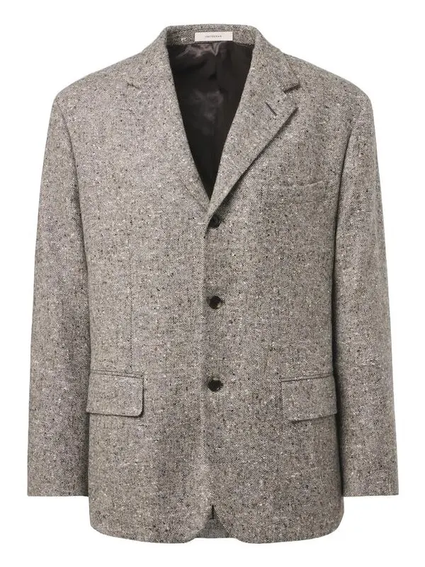 UMIT BENAN Romeo Cashmere Blazer - Grey