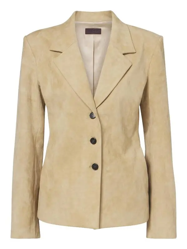 Stouls Helly Suede Blazer - Beige