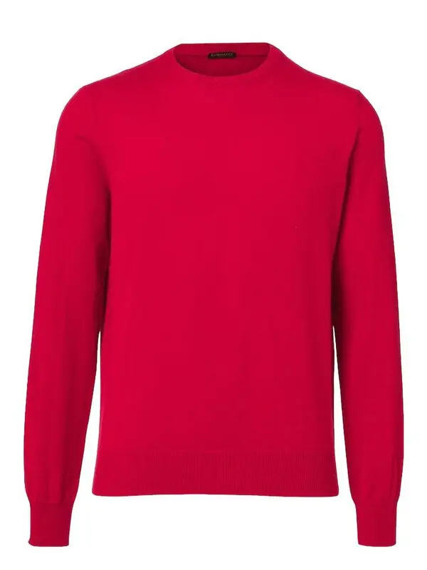 Rubinacci Cashmere Crewneck Sweater - Red