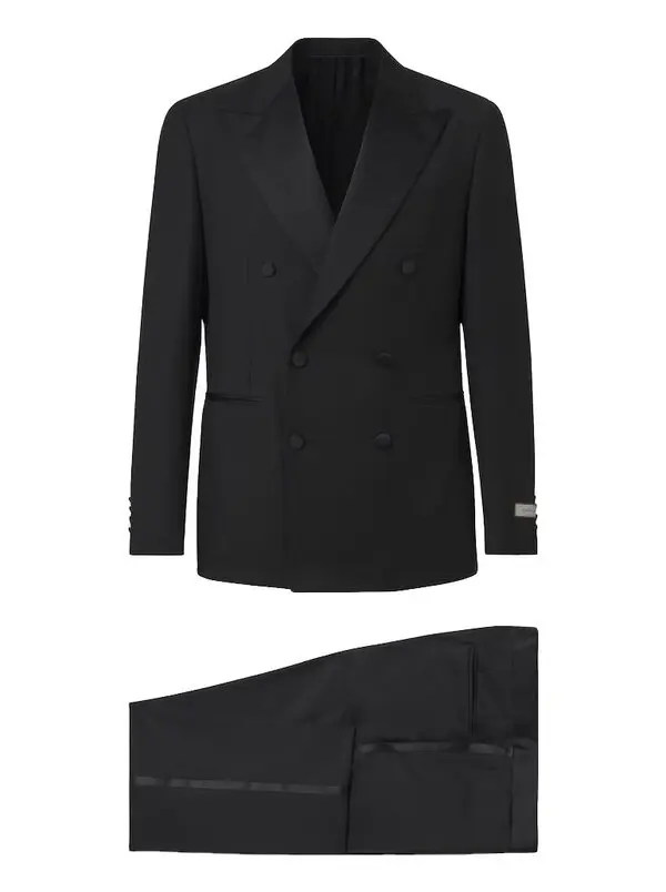 Canali Wool Suit - Black