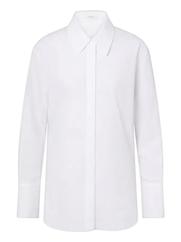 JOSEPH Nellie Cotton Poplin Shirt - White