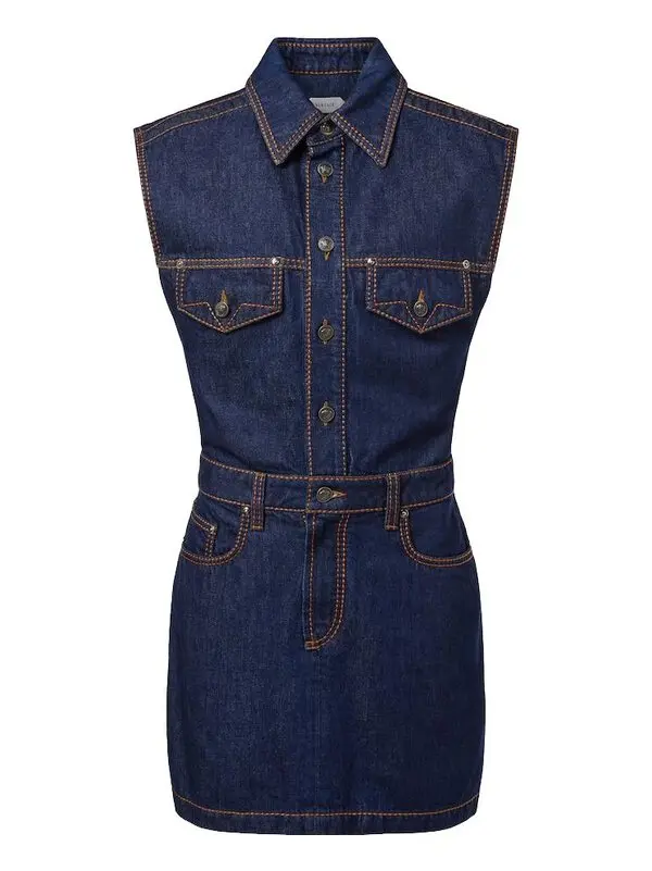 Versace Denim Minidress - Blue