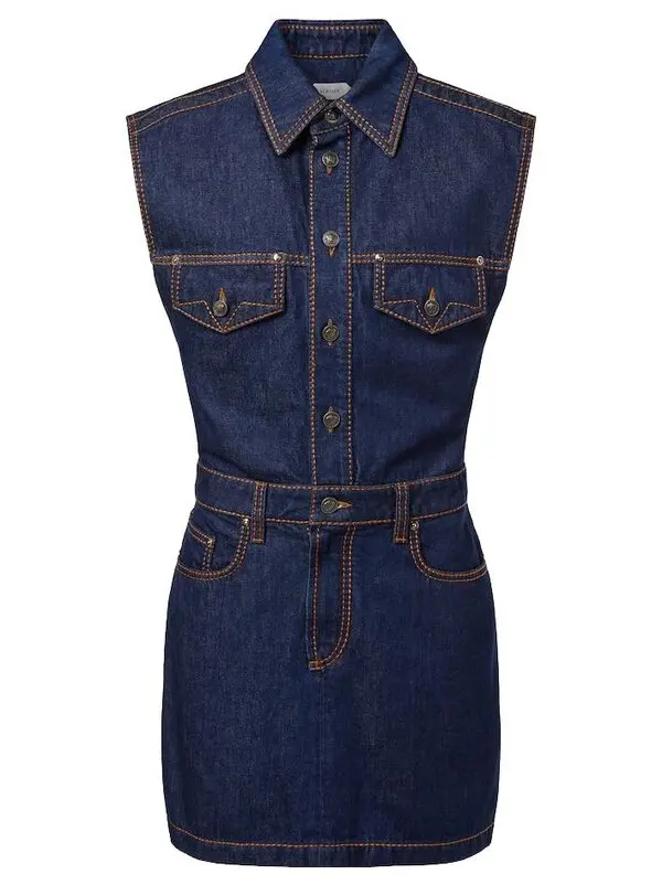 Versace Denim Minidress - Blue