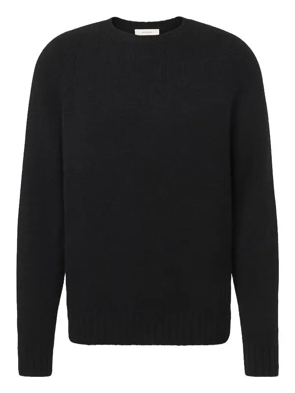 UMIT BENAN Milano Cashmere Crewneck Sweater - Black