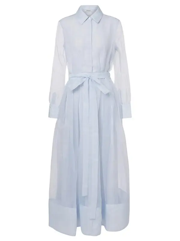 Simkhai Montgomery Shirt Dress - Blue