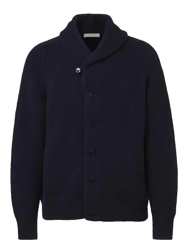 UMIT BENAN Cashmere And Silk Cardigan - Blue