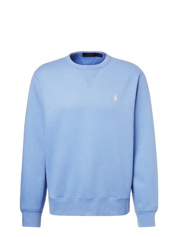 Polo Ralph Lauren Crewneck Sweatshirt With Logo - Blue